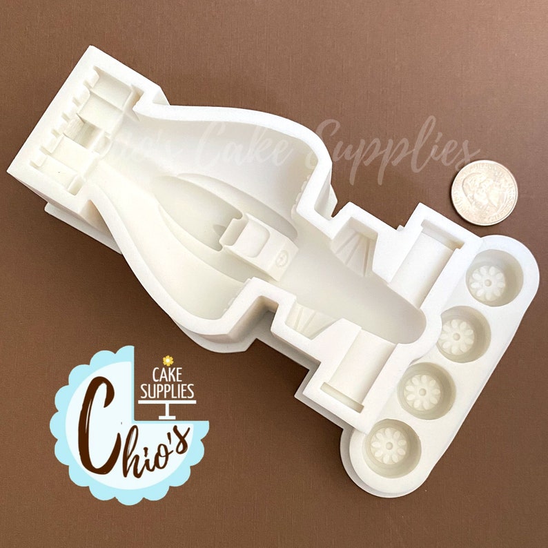 3D Racecar / Formula 1 Silicone Mold - Etsy