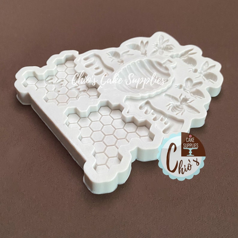 Bee Themed / Honeycomb, Bees, Honey Silicone Mold. 12 Different ...
