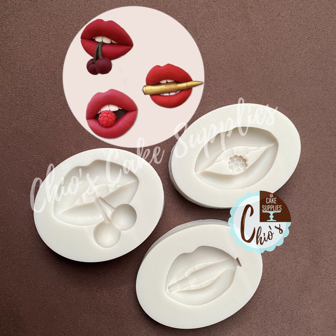 Lips Silicone Molds, 3 Different Designs - Etsy