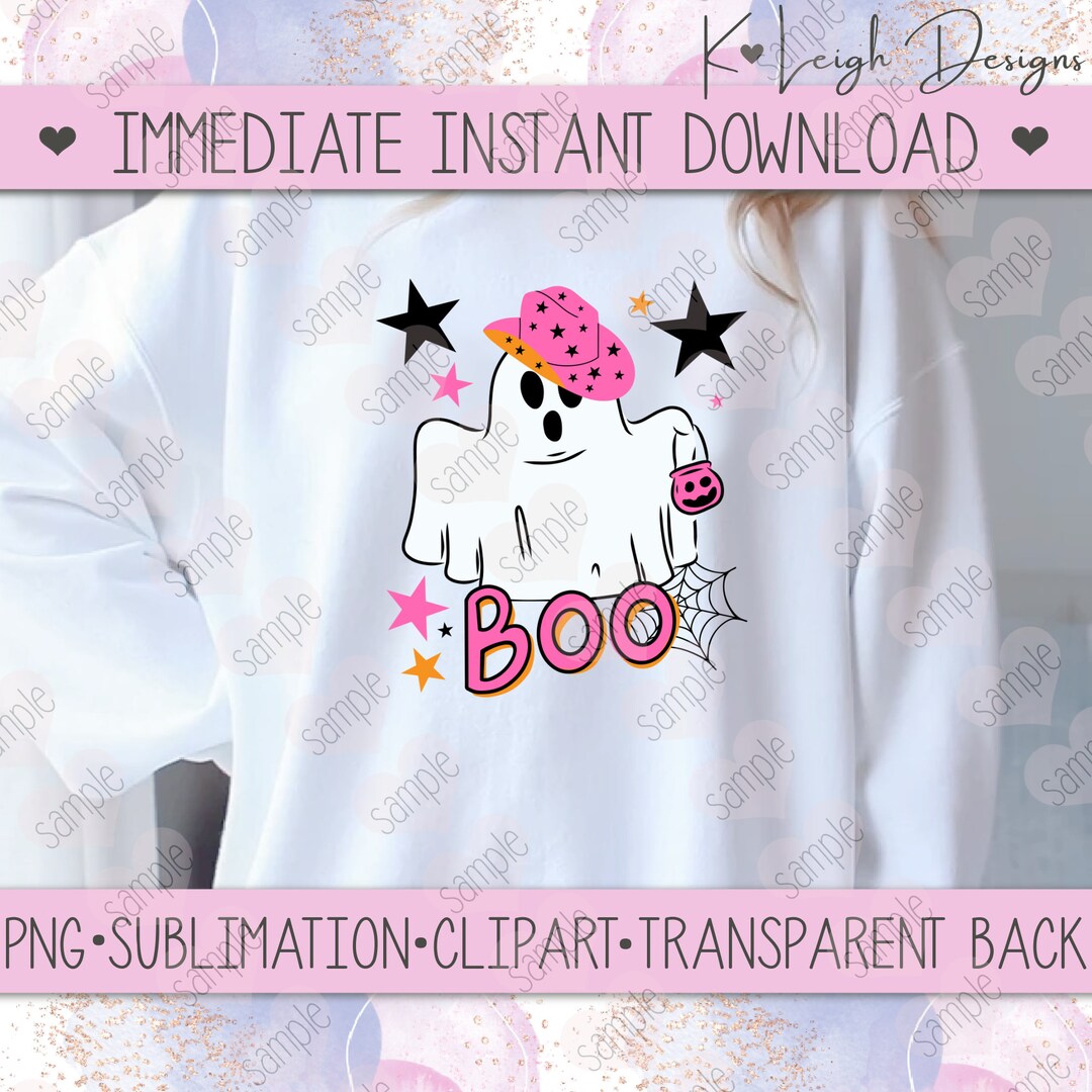 PNG Instant Download Transparent Back File: Ghost BOO / October ...