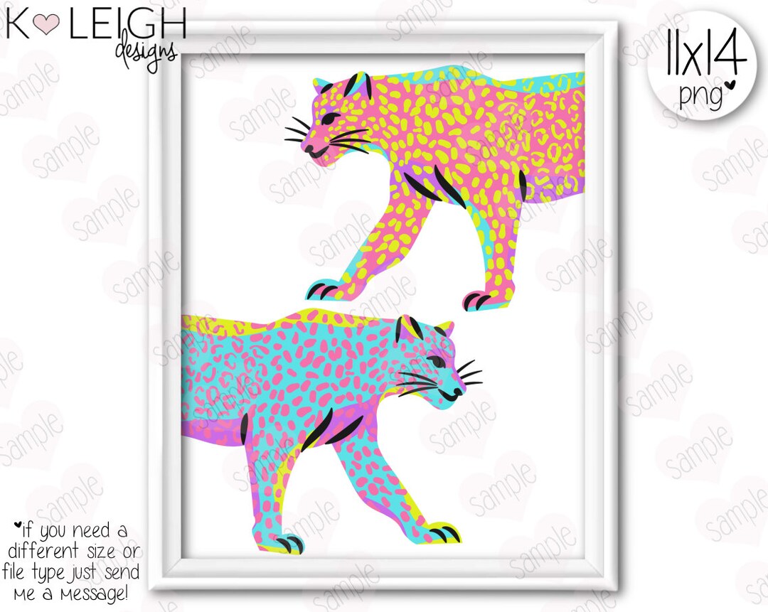 INSTANT Download Printable 11x14 Leopard Cheetah Preppy Quote ...