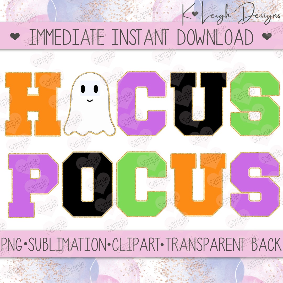 PNG Instant Download Transparent Back File: Hocus Pocus / Sanderson ...