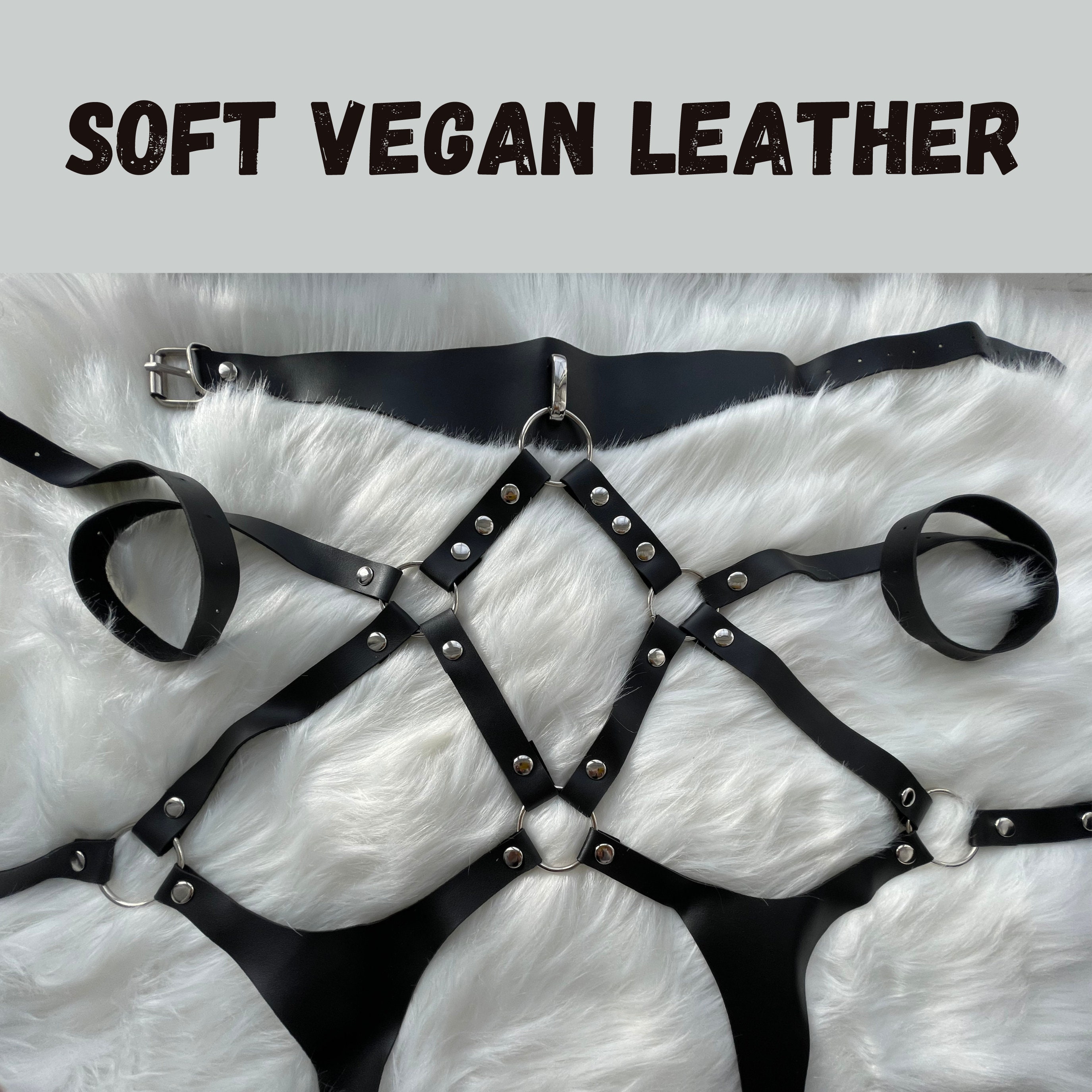 Open Harness, Cupless and Crotchless Harness, Bondage Harness, BDSM ...