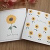 Sunflower Notecards/ Flower Notelets/ Blank Greetings Cards - Etsy UK