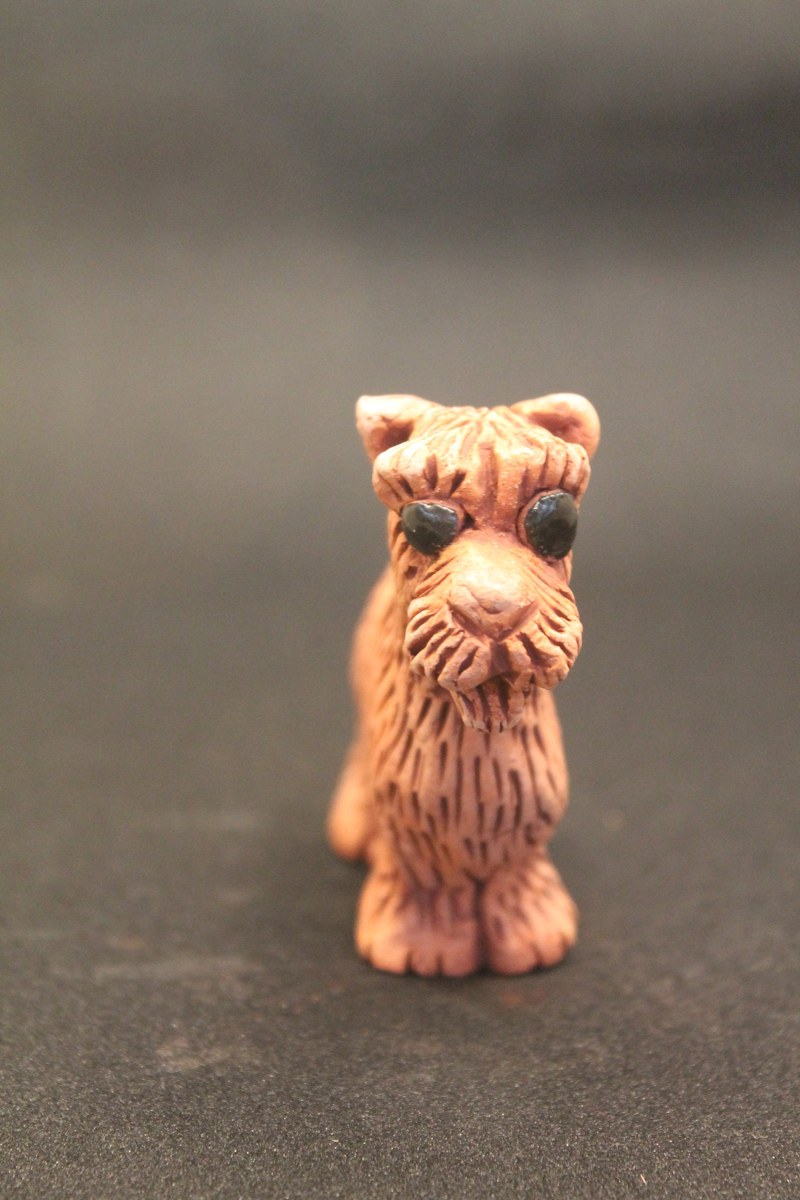 Clay Figurine, Terrier Dog - Etsy