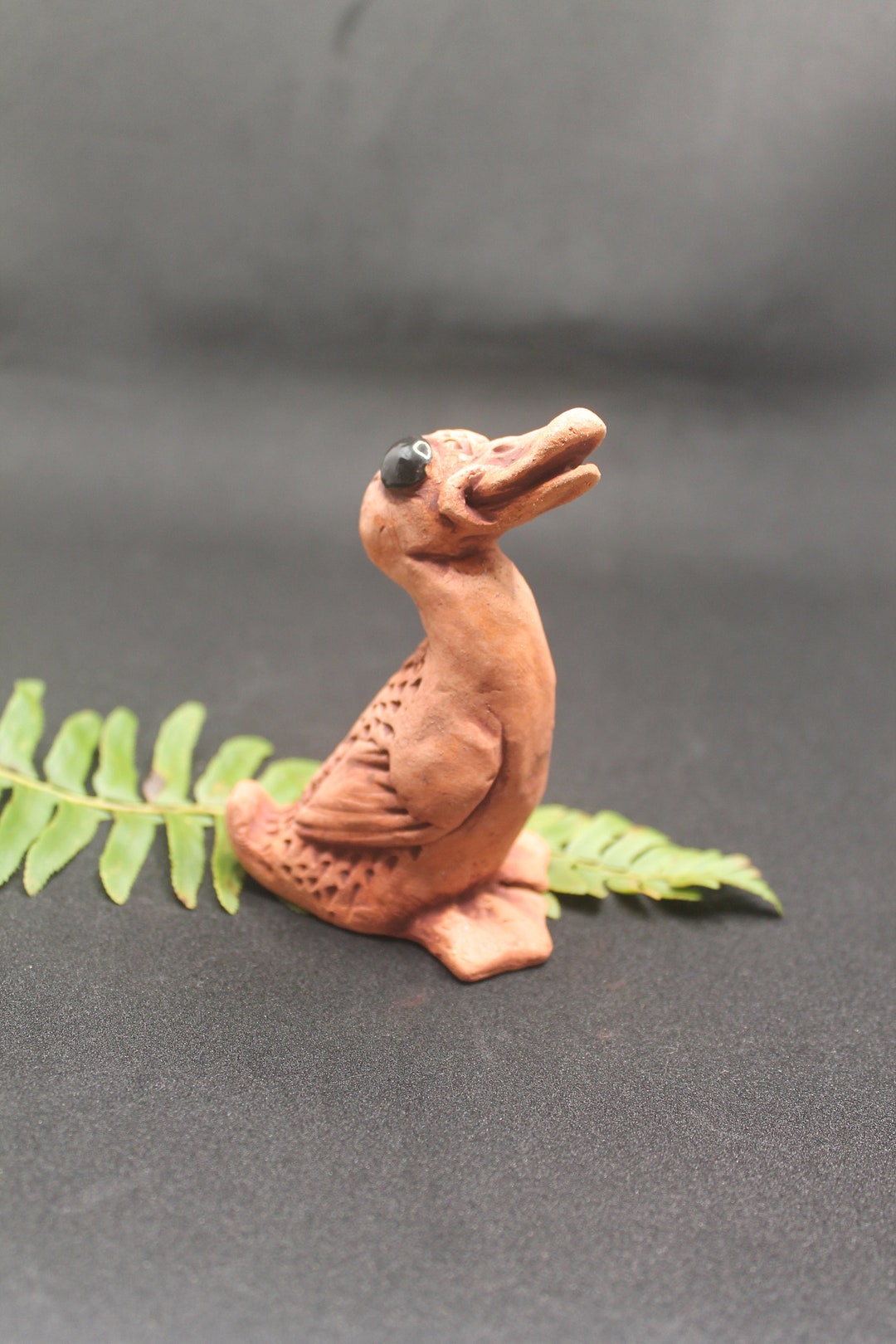 Duck, Clay Figurine - Etsy