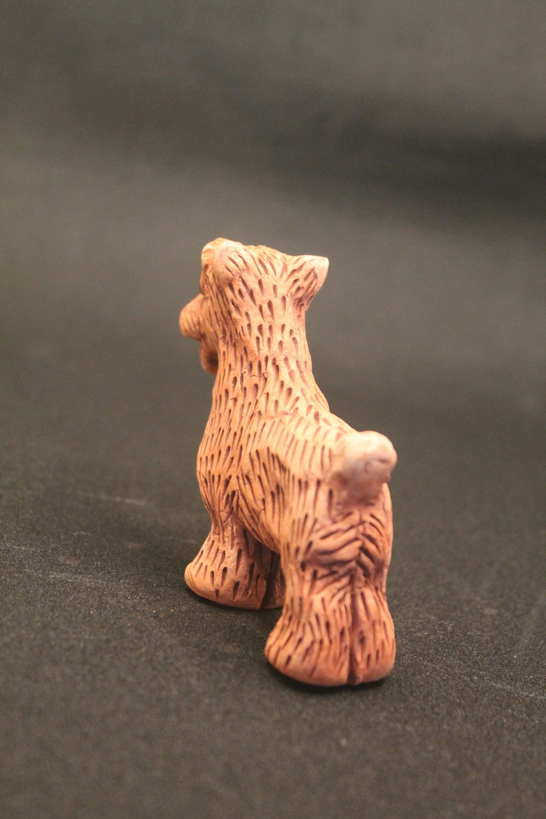 Clay Figurine, Terrier Dog - Etsy