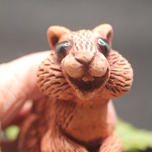 Chipmunk, Clay Figurine - Etsy