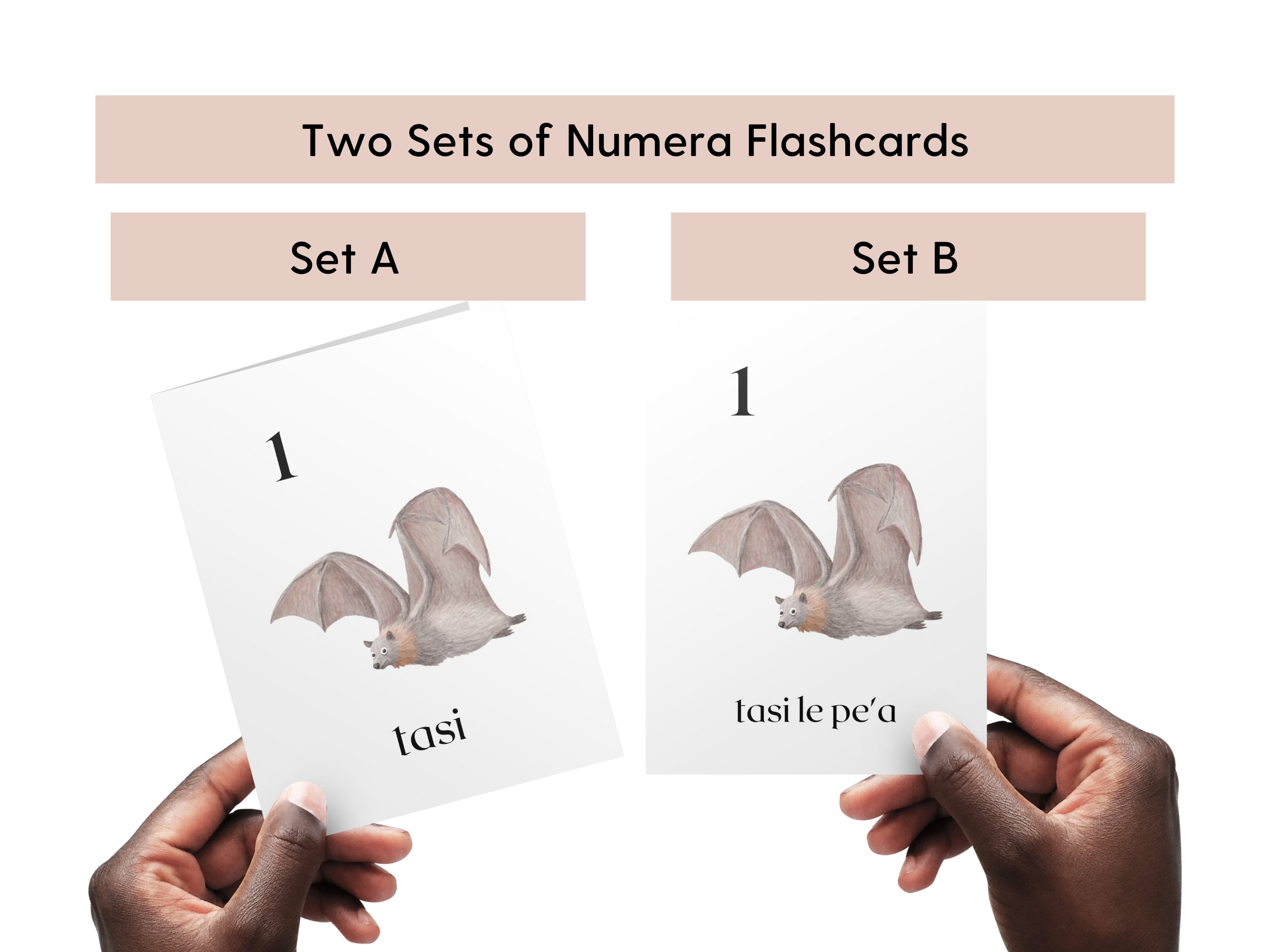 Gagana Samoa Educational Resource Numera number Chart & Flashcards ...