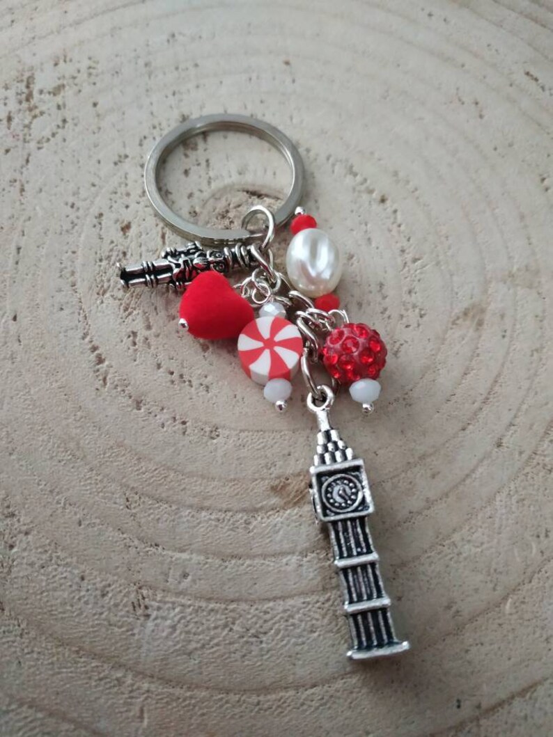 London Love Keyring Big Ben Soldier Cute Key Chain Elegant - Etsy