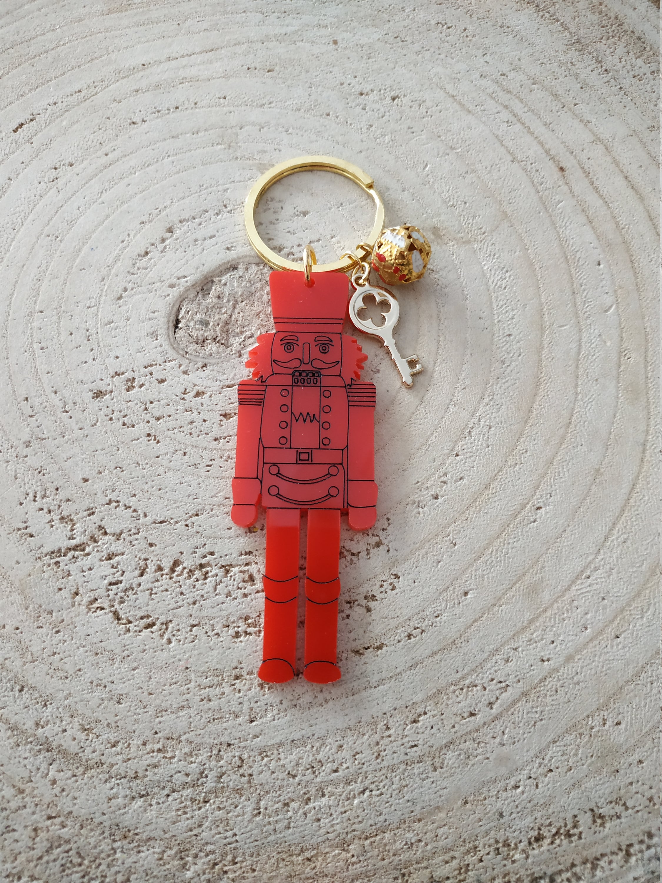 Nutcracker Soldier Keychain Fancy Ballet Key Holder - Etsy
