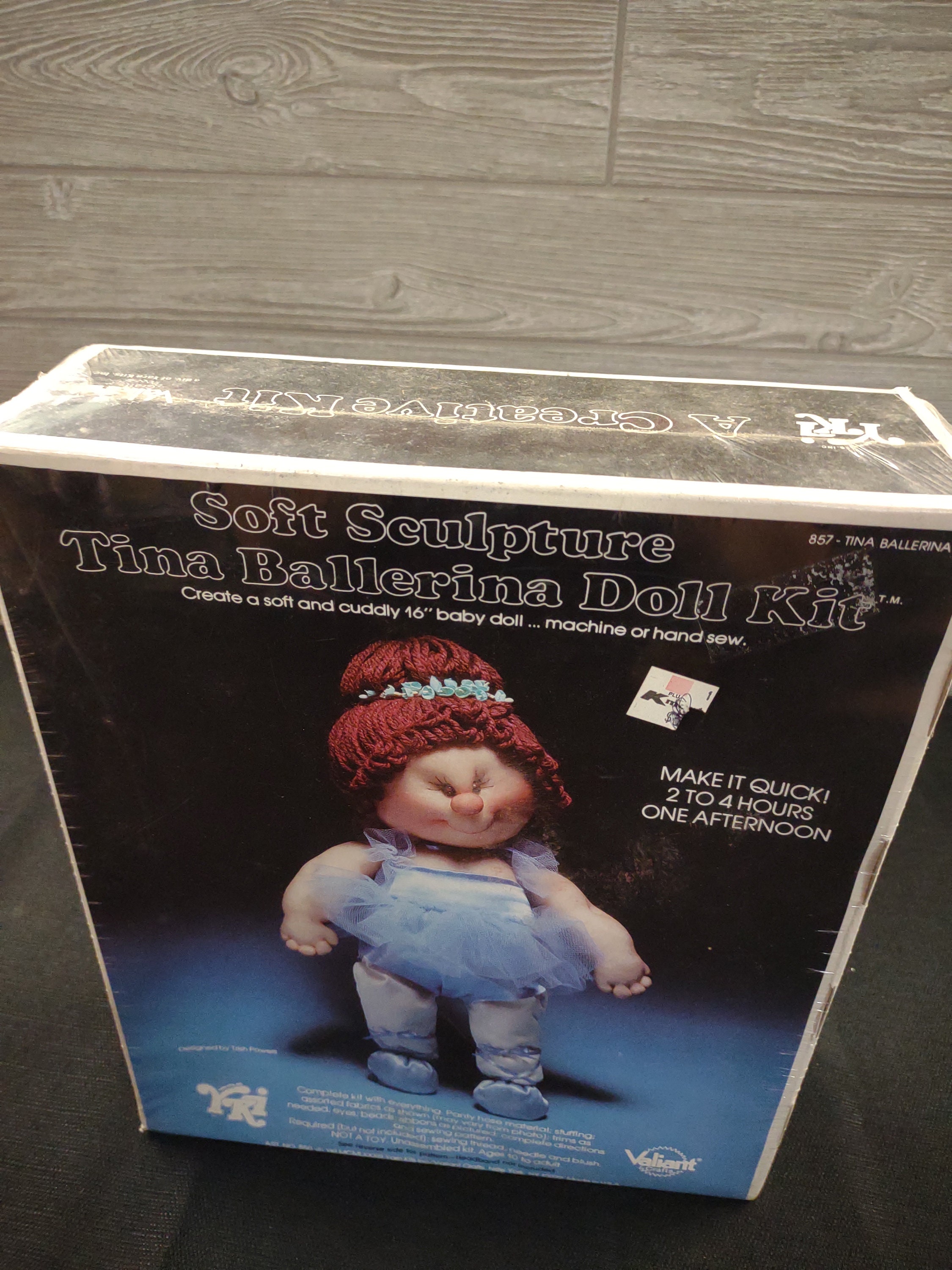 Vtg 1983 Soft Sculpture Tina Ballerina Doll Kit 16 Inch Sealed - Etsy