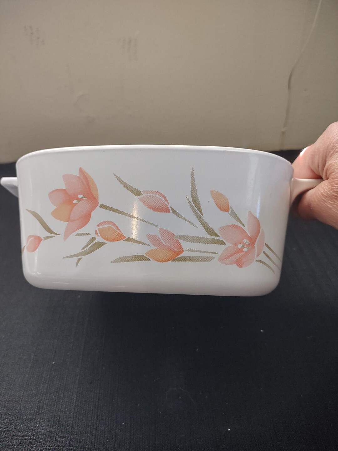 Vtg Pyrex Corning Ware Peach Floral Casserole Dish 1.5L - Etsy