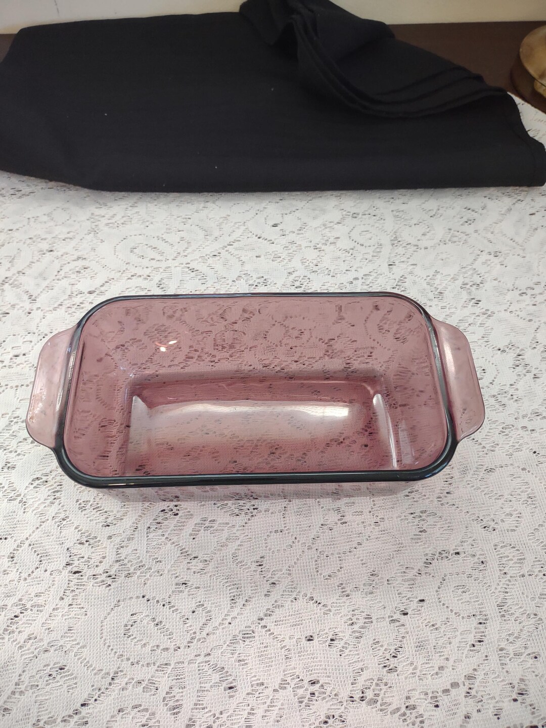 Vtg Pyrex Cranberry Loaf Pan 1.5 Qt. - Etsy