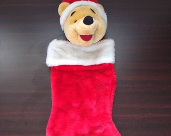 Winnie the Pooh Christmas Stocking - Etsy