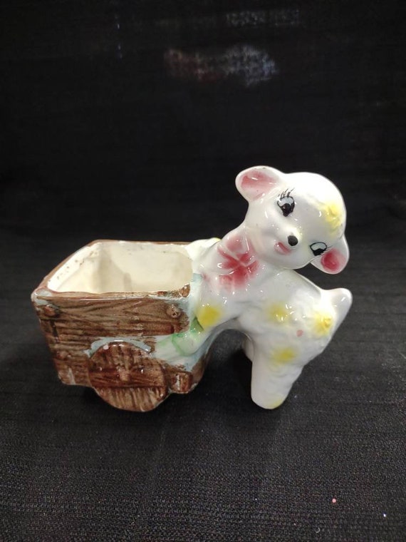 Occupied Japan Animorphic Baby Lamb Succulent Planter - Etsy