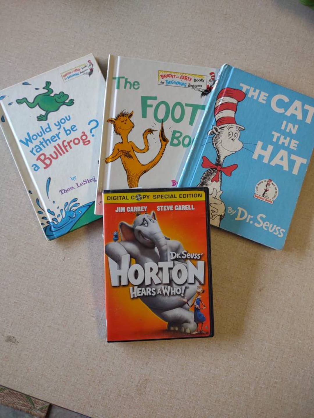Vintage Dr. Seuss: Horton Hears a Who DVD & 3 Book Set - Etsy