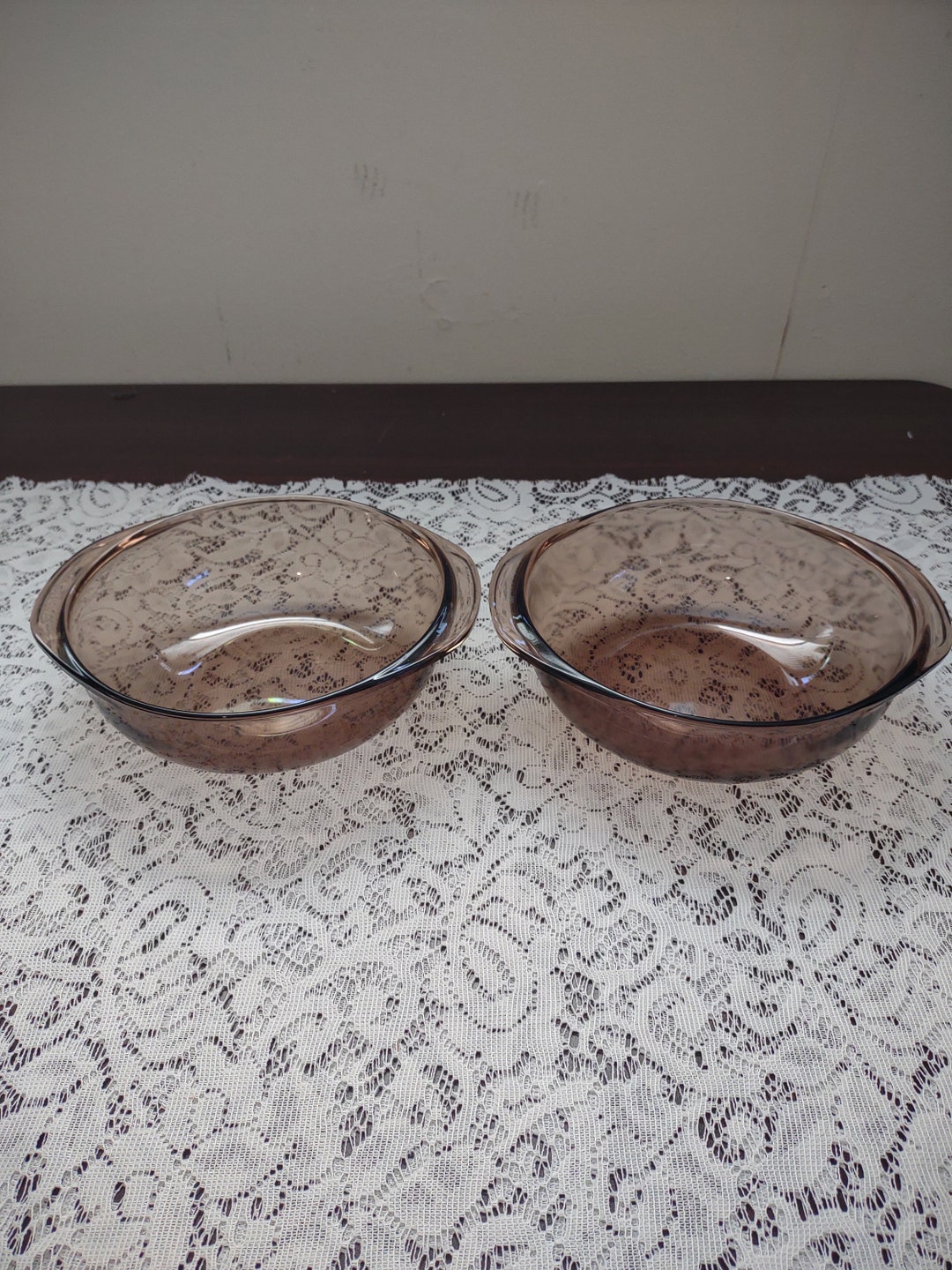 Vtg Amber Pyrex 1.5 L Casserole Dish Set of 2 - Etsy