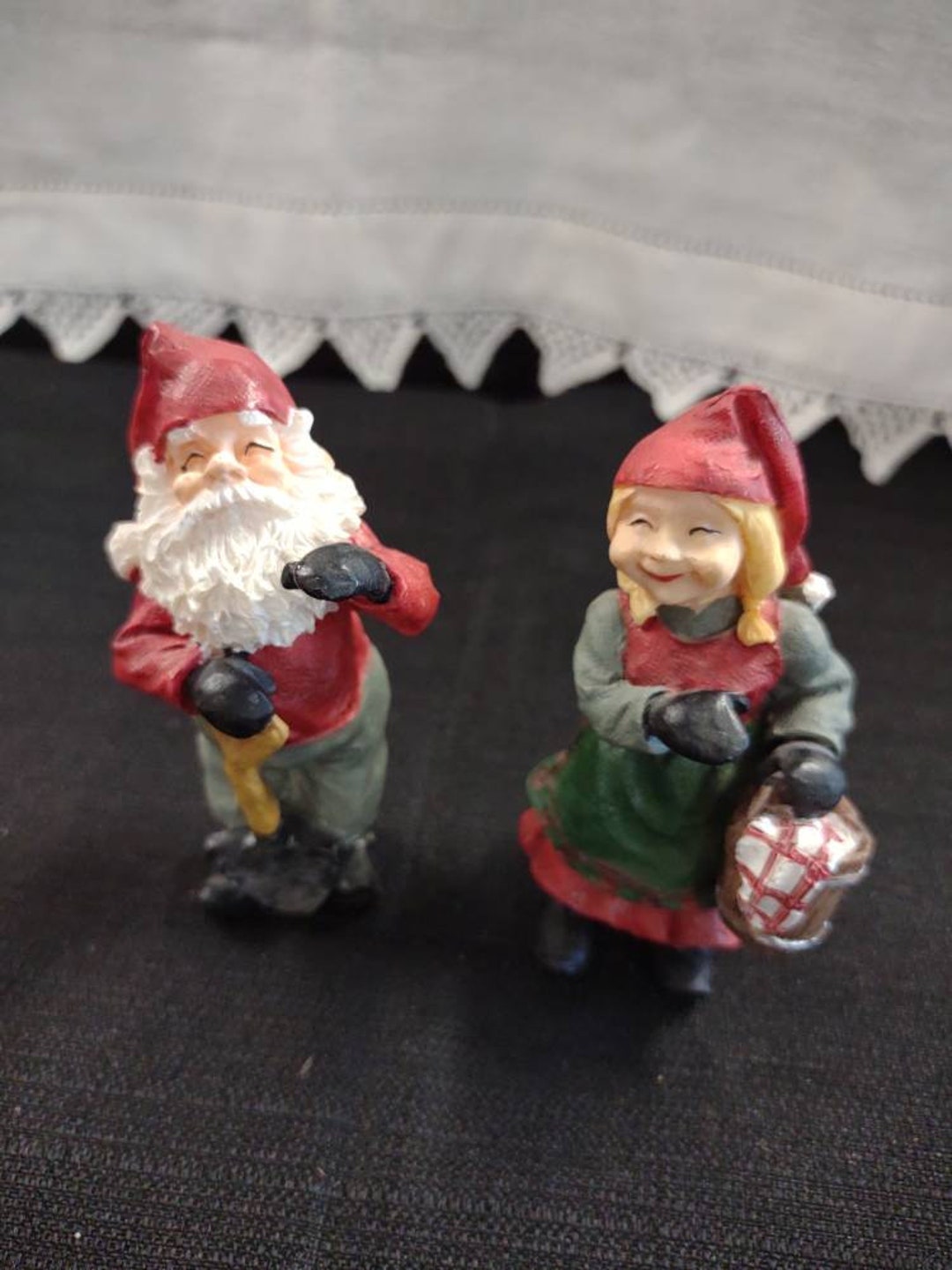 VTG Christmas Knomes Figurines - Etsy