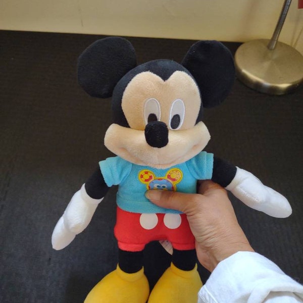 Talking Mickey Mouse Plush - Etsy