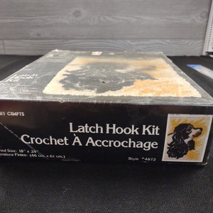 Vtg Vogart Crafts 4872 Cocker Spaniel Dog Latch Hook Kit - Etsy