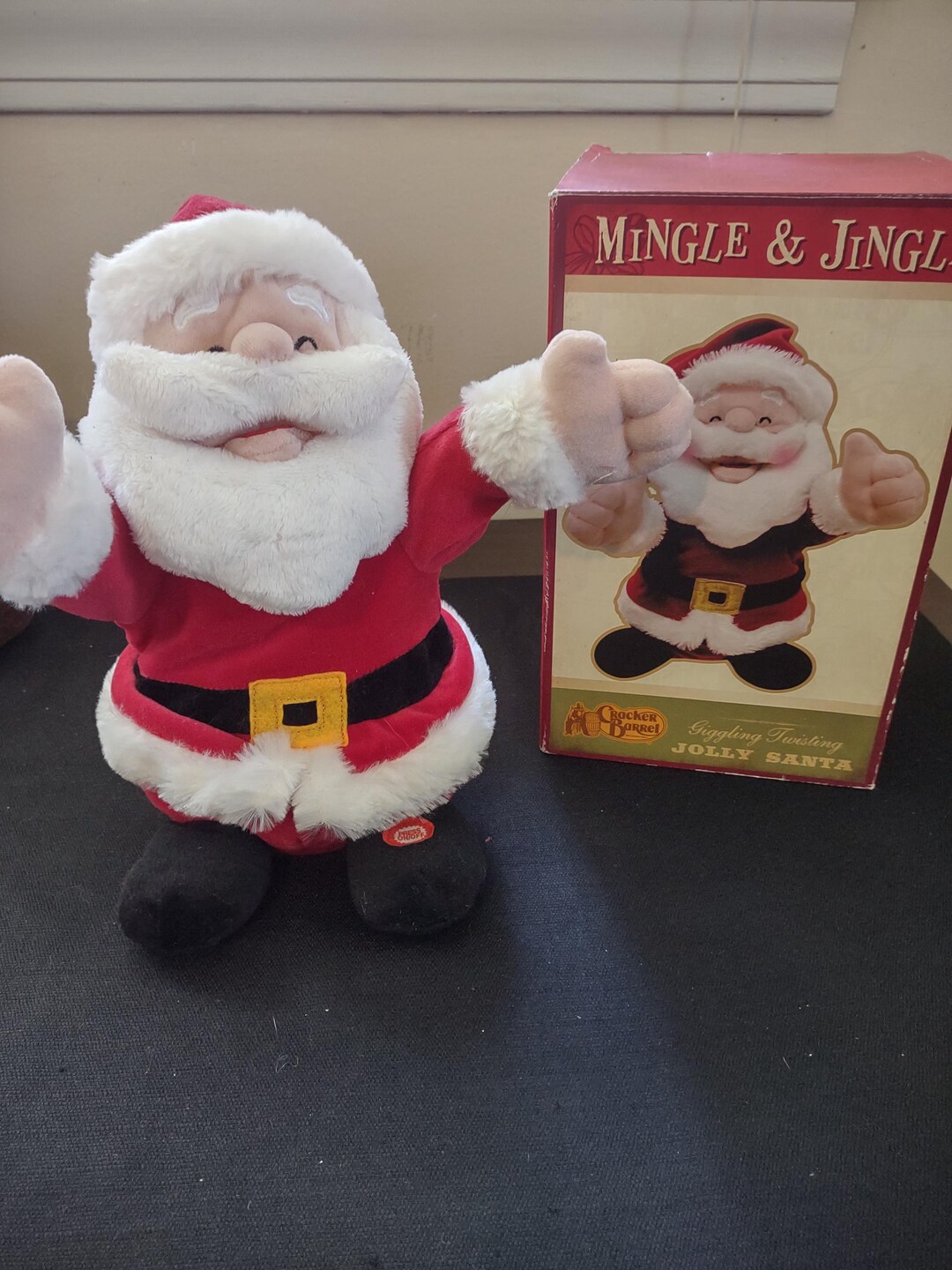 Vtg Cracker Barrel Mingle Jingle Santa Clause Animated Toy - Etsy