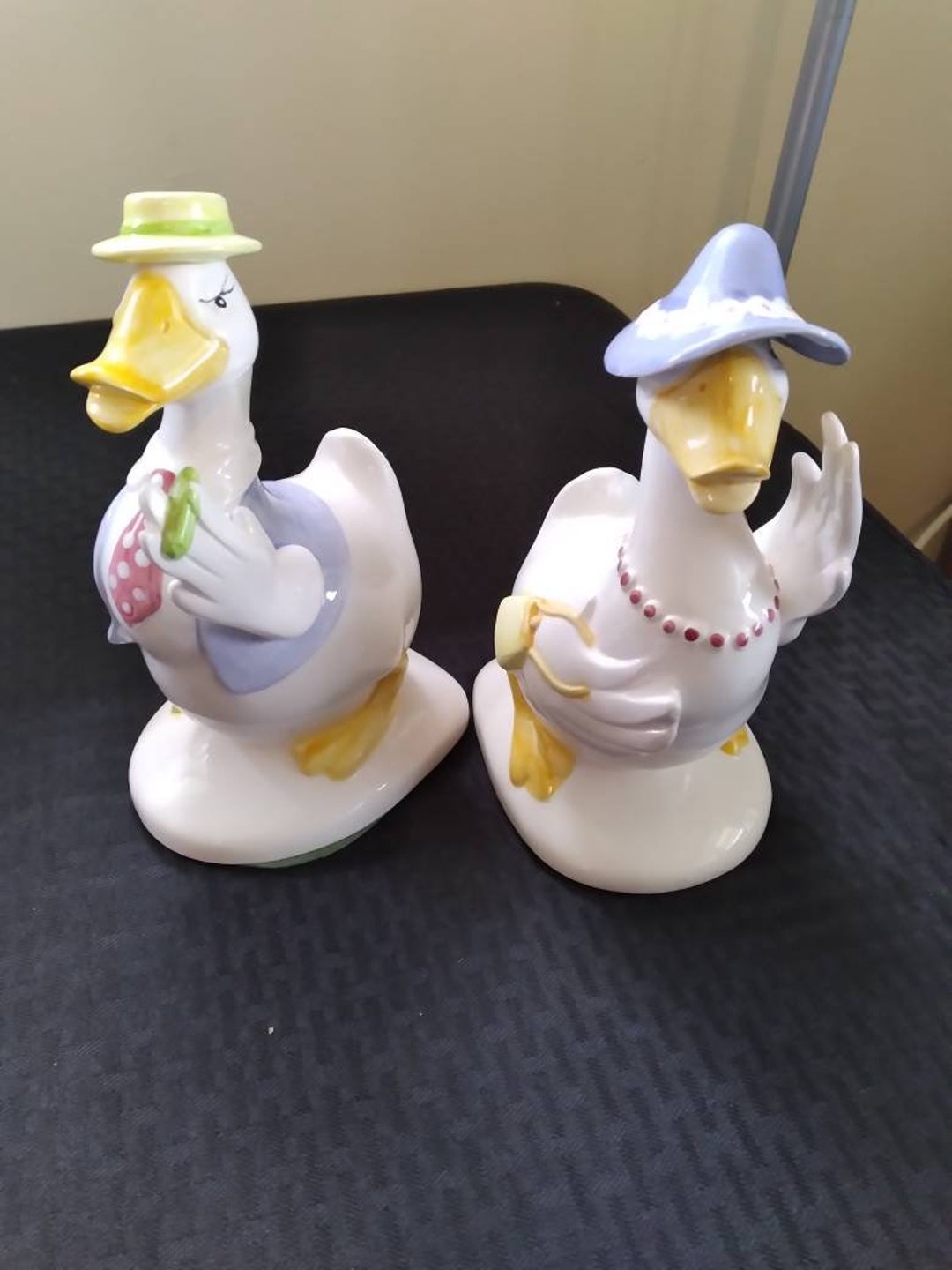 Vintage Mother and Father Goose Figurines - Etsy