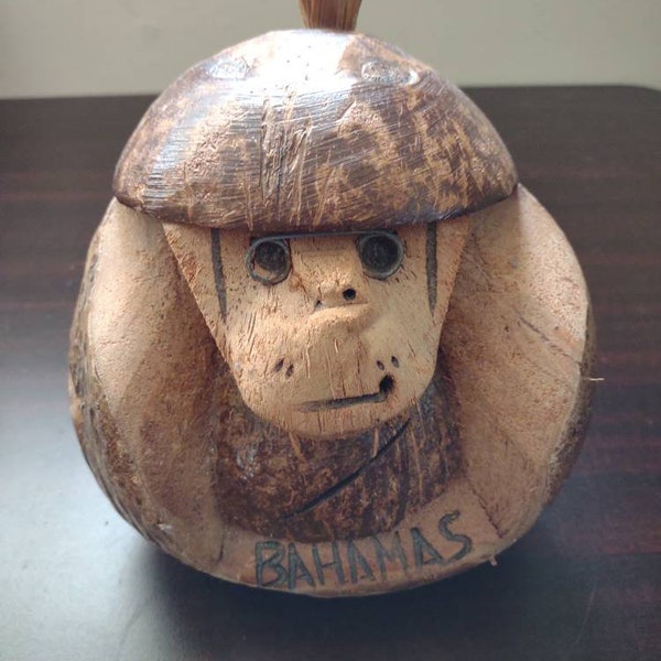 Coconut Monkey - Etsy