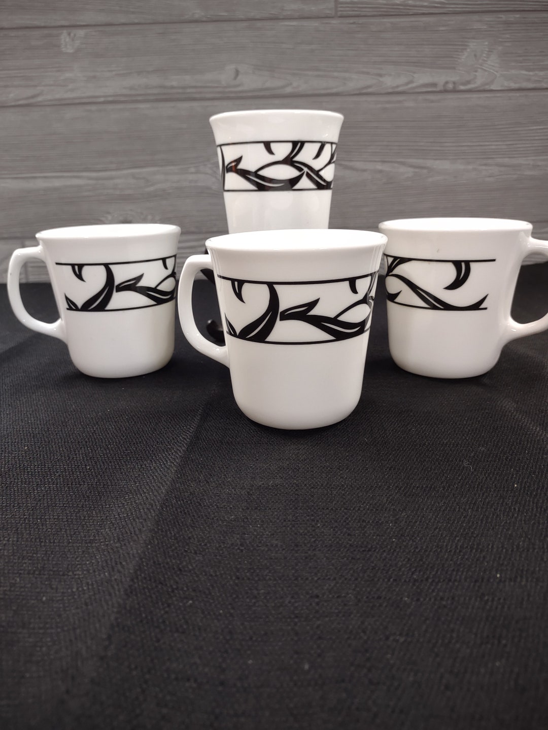 Vtg Corningware Lyrics Coffee Tea Cups Set of 4 - Etsy