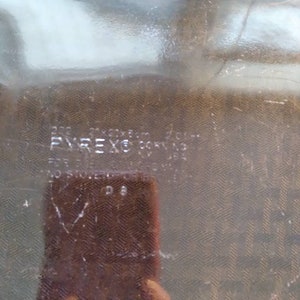 Pyrex Corningware Baking Dish 21x21x5 Amber Glass - Etsy