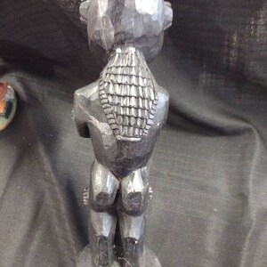 VTG African Tribal Art Handcarved Wood Statue - Etsy