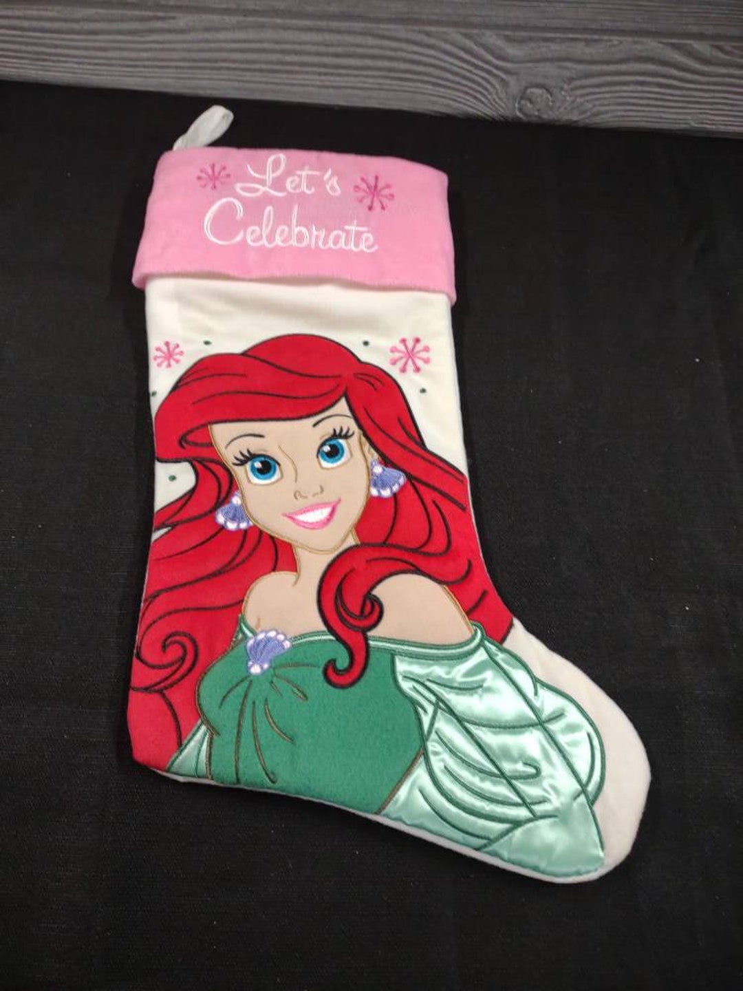 VTG Disney Little Mermaid Christmas Stocking - Etsy