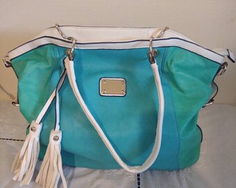 Two Tone Canvas Tote Bag - Etsy