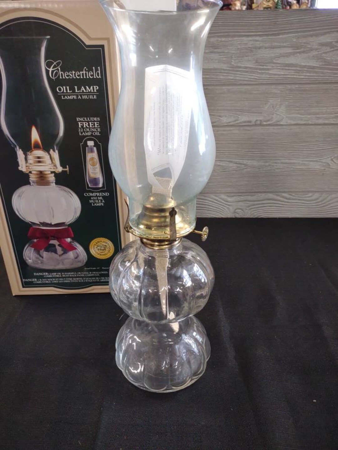 Vtg Lamp Light Farms Chesterfield Oil Lamp NIB - Etsy