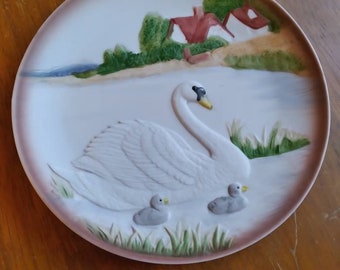 Swan Collector Plate - Etsy