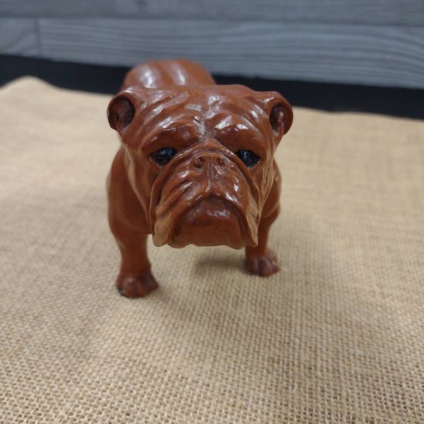 Bulldog Figurine - Etsy