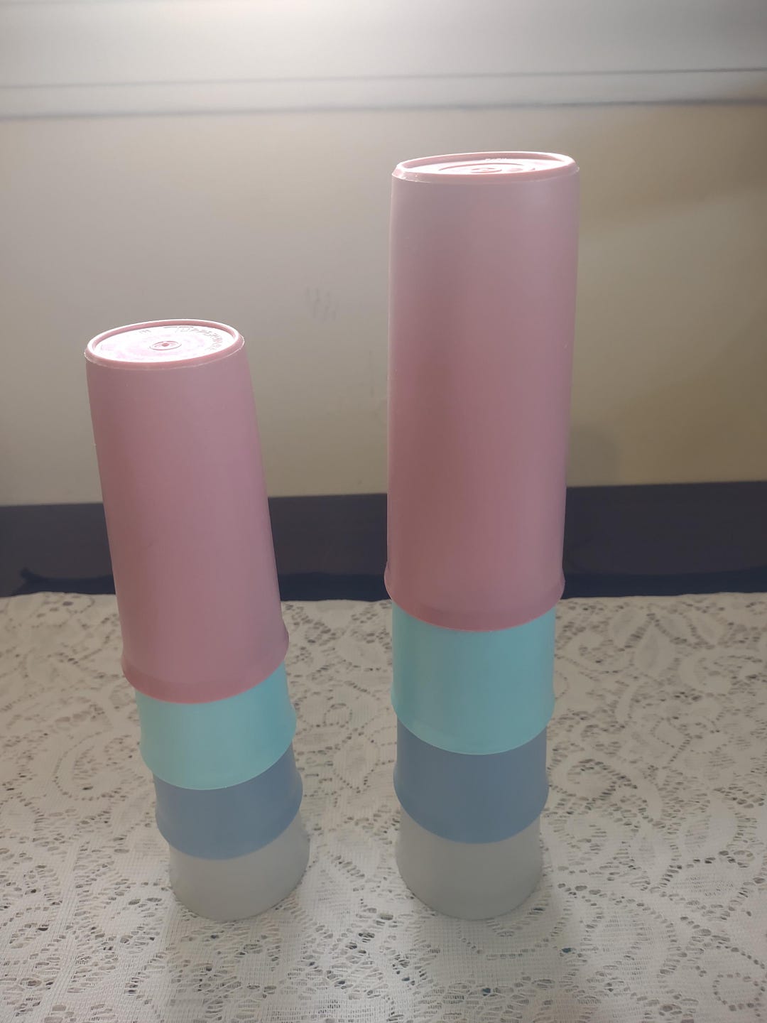 Vtg 1980s Tupperware Drinking Glasses Set of 8 - Etsy