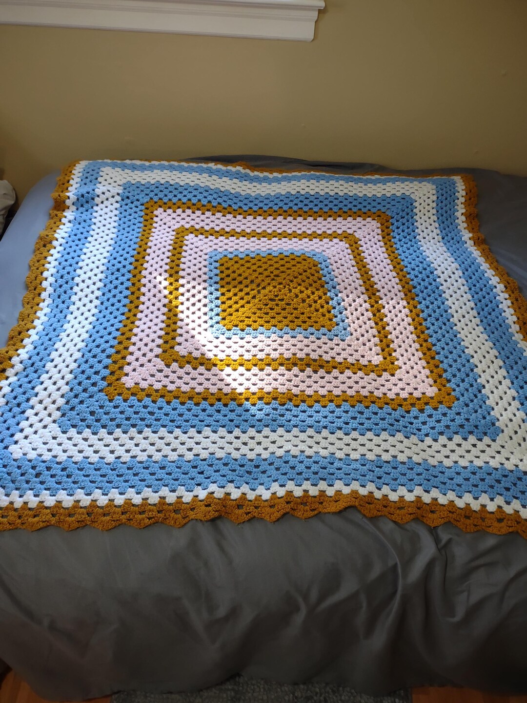 Handmade Crochet Afghan Throw Blanket - Etsy