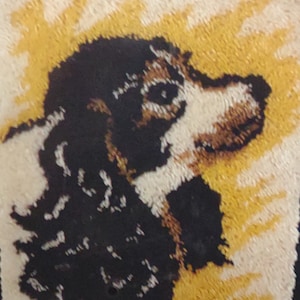 Vtg Vogart Crafts 4872 Cocker Spaniel Dog Latch Hook Kit - Etsy