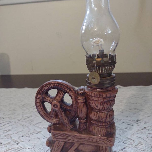 Spinning Wheel Lamp - Etsy