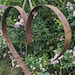 Metal Hanging Heart Made From Whiskey Barrel Hoop - Etsy UK