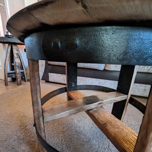 Oak Side Coffee Table Made From a Oak Bourbon Whisky Barrel - Etsy
