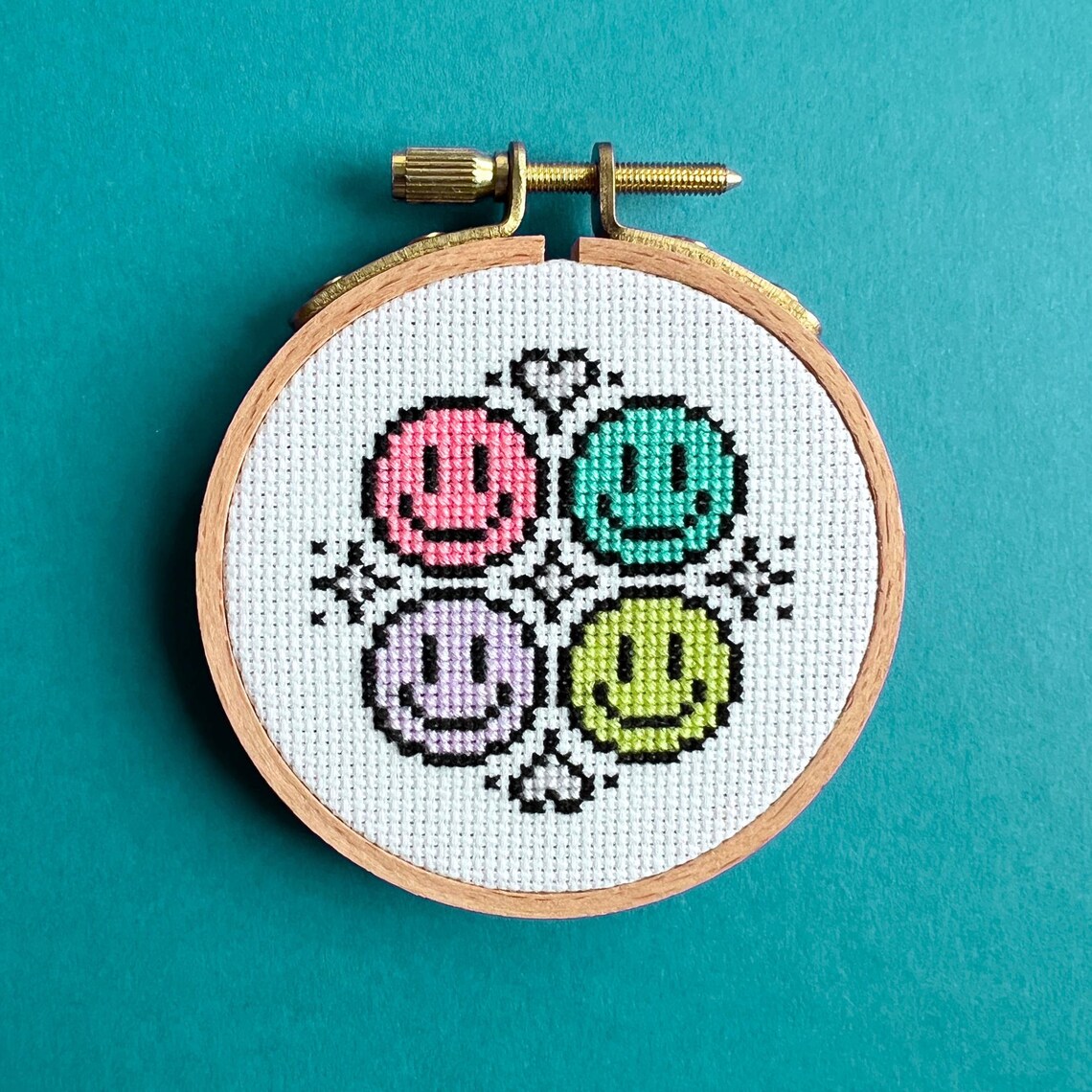 Smileys Cross Stitch Pattern - Etsy