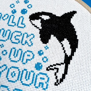 Orca Cross Stitch Pattern - Etsy