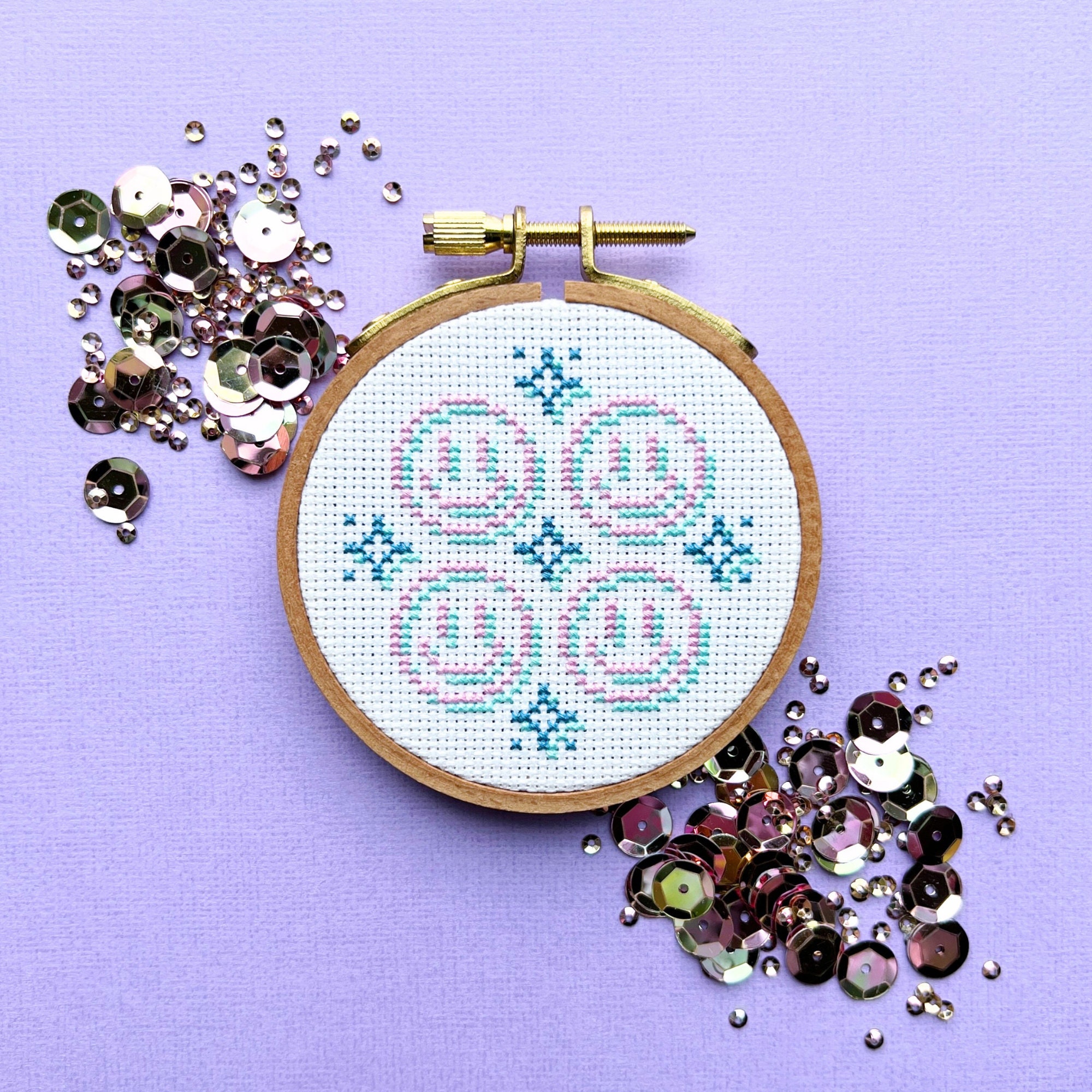 Glitch Smileys Cross Stitch Pattern - Etsy