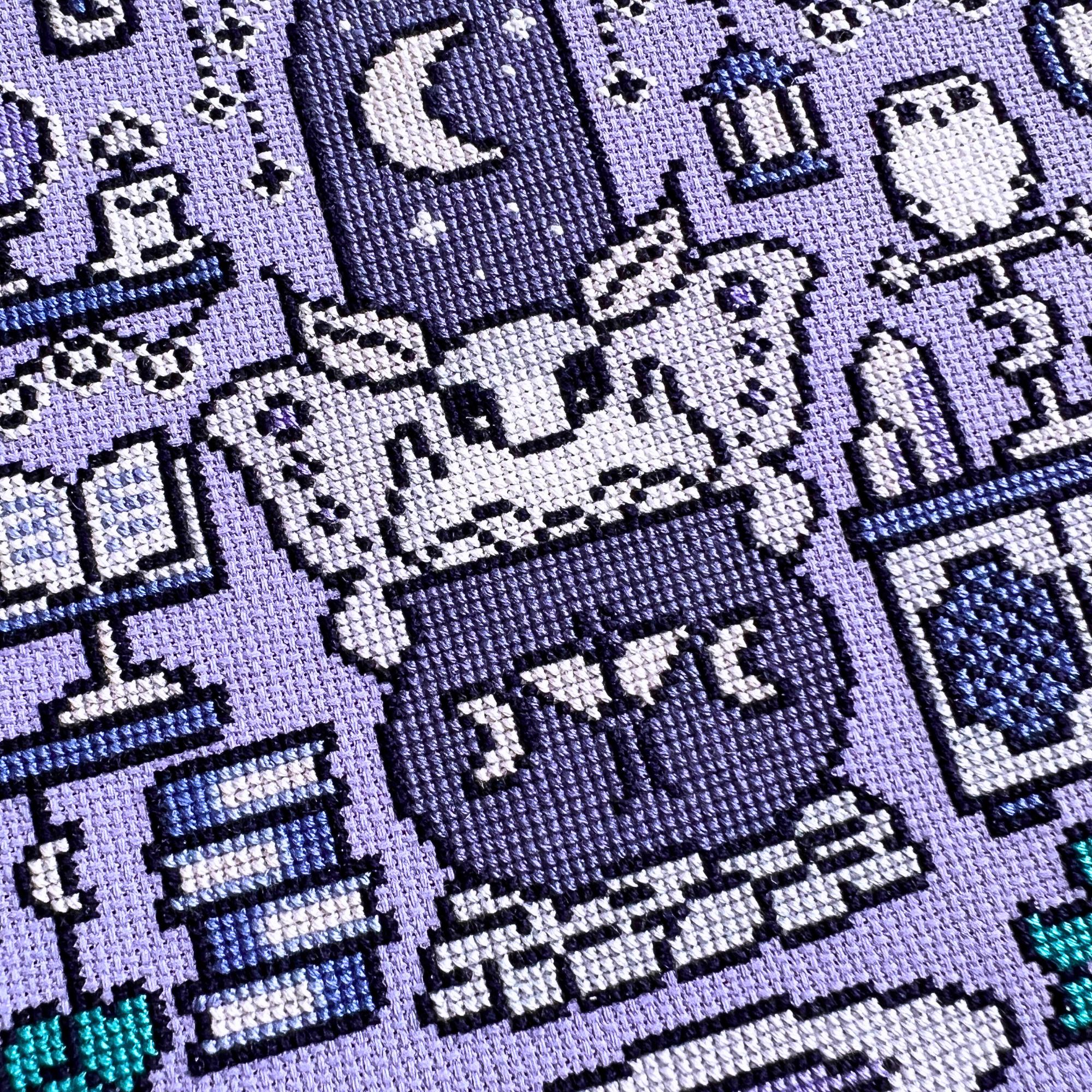 Lunar Witch Moth Cross Stitch Pattern - Etsy