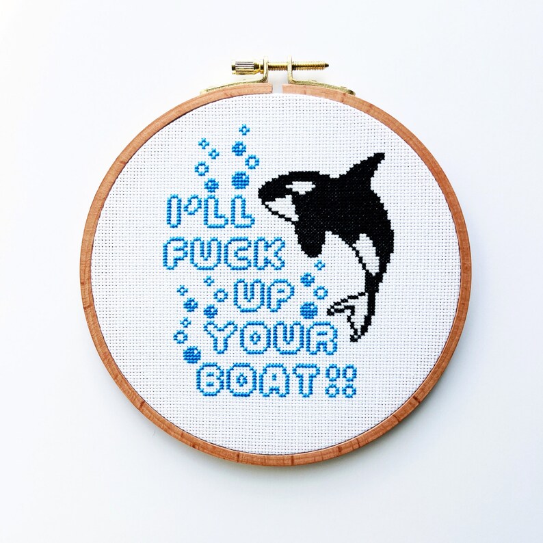 Orca Cross Stitch Pattern - Etsy