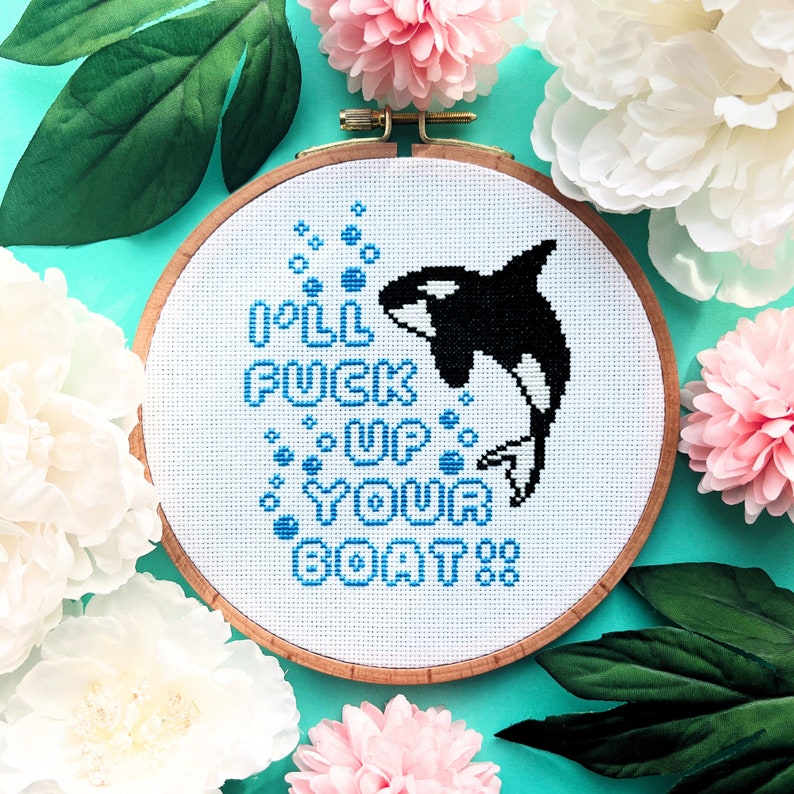 Orca Cross Stitch Pattern - Etsy