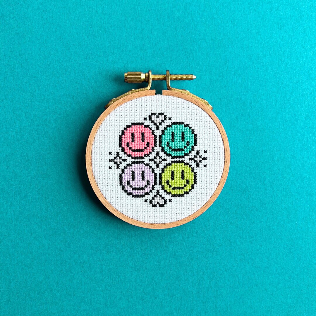 Smileys Cross Stitch Pattern - Etsy