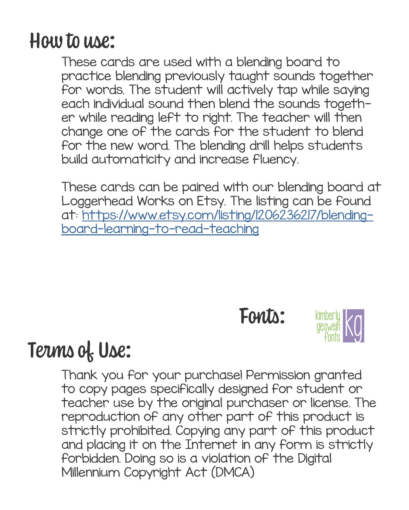 Phonics Cards for Blending Boards, Science of Reading, Vowel Team Cards ...